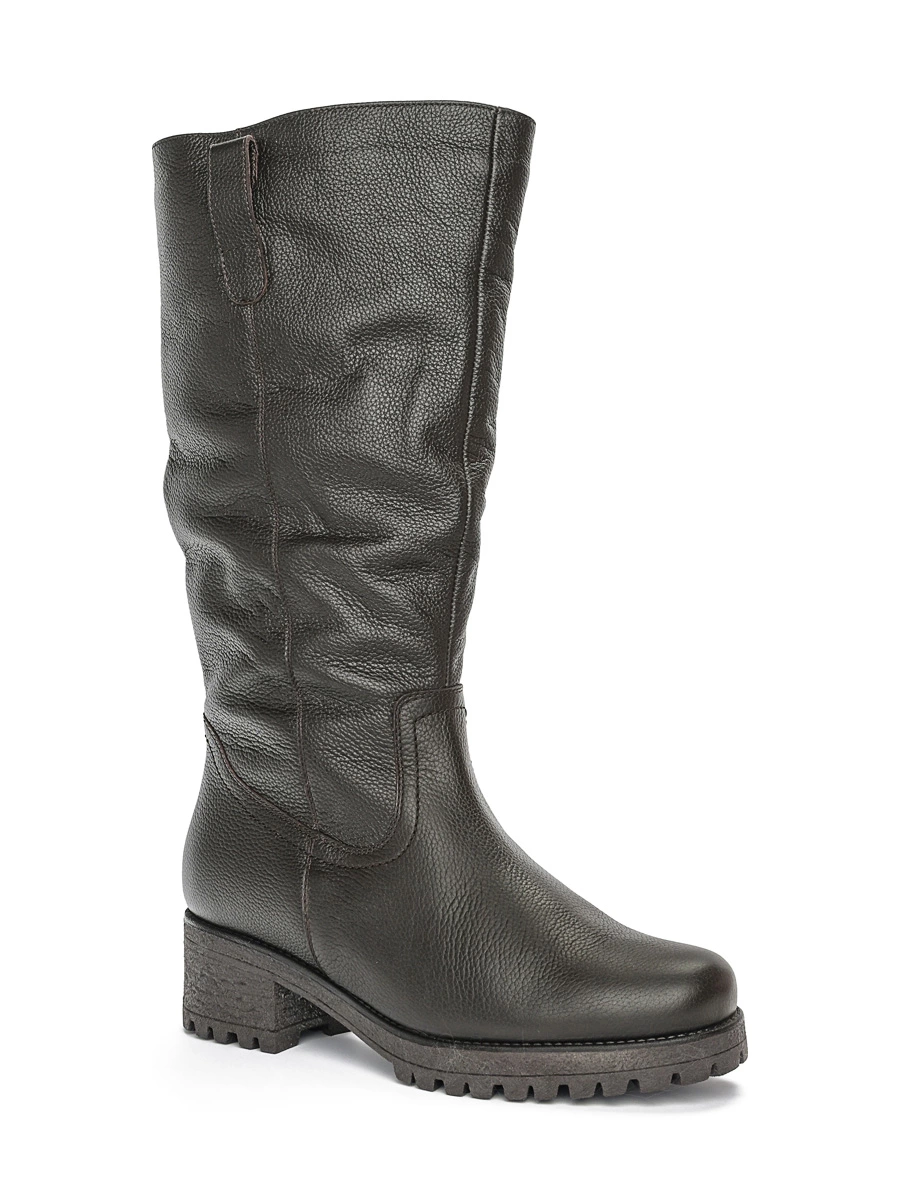 Сапоги серого цвета с боковой молнией Baden купить за 7180 руб | арт ...